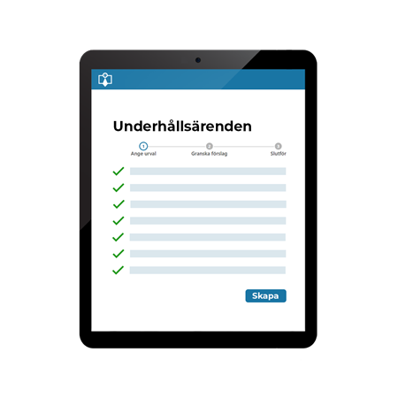 Spara tid med mBiz underhållsplanering | mBiz - mBiz